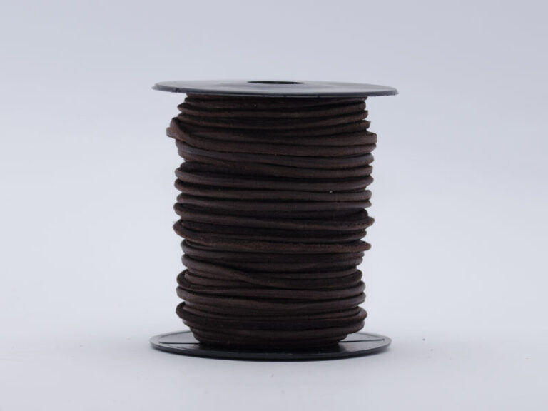Cordón Redondo Café – Cordones de piel para calzado